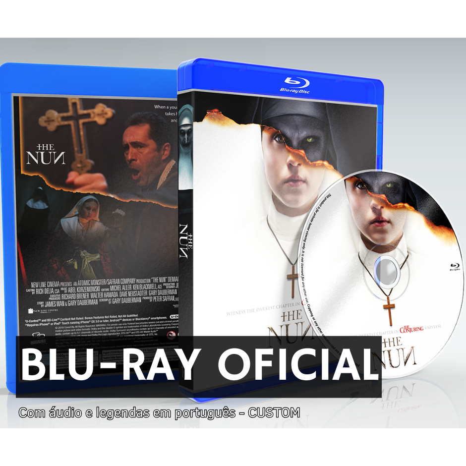 Blu-ray Filme A Freira (Oficial - Custom) | Shopee Brasil