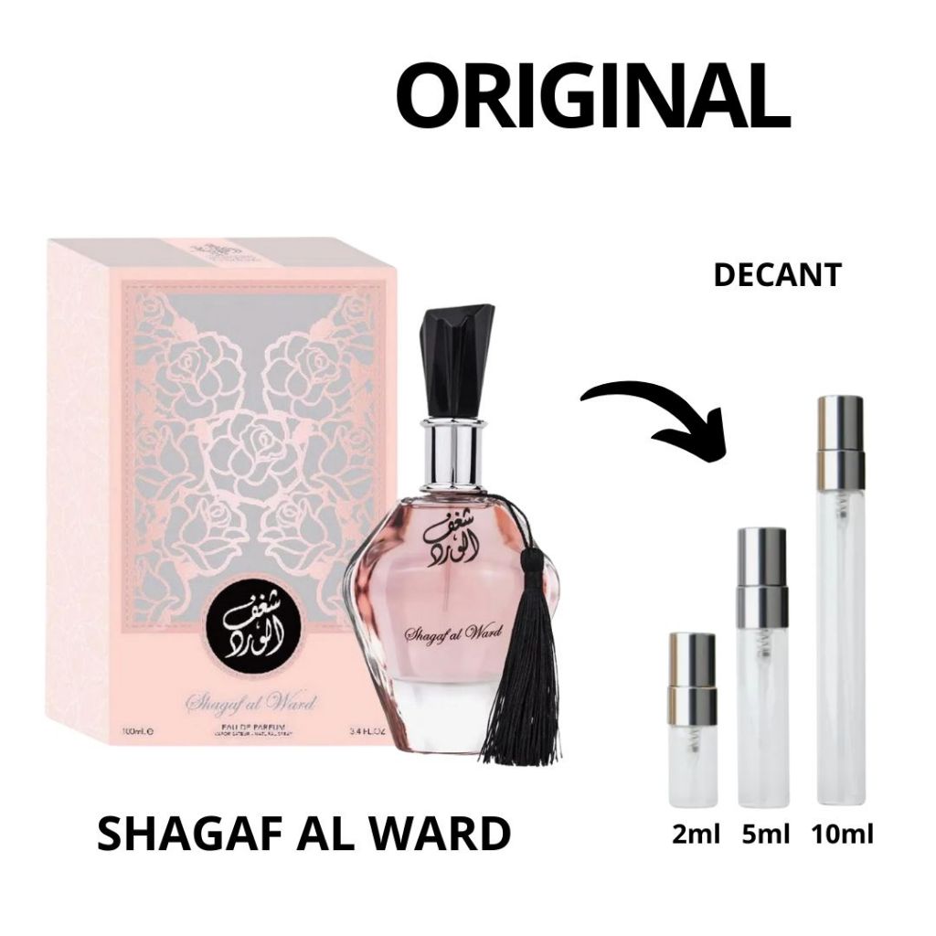 Perfume Arabe Feminino Shagaf Al Ward Eau de Parfum | Shopee Brasil