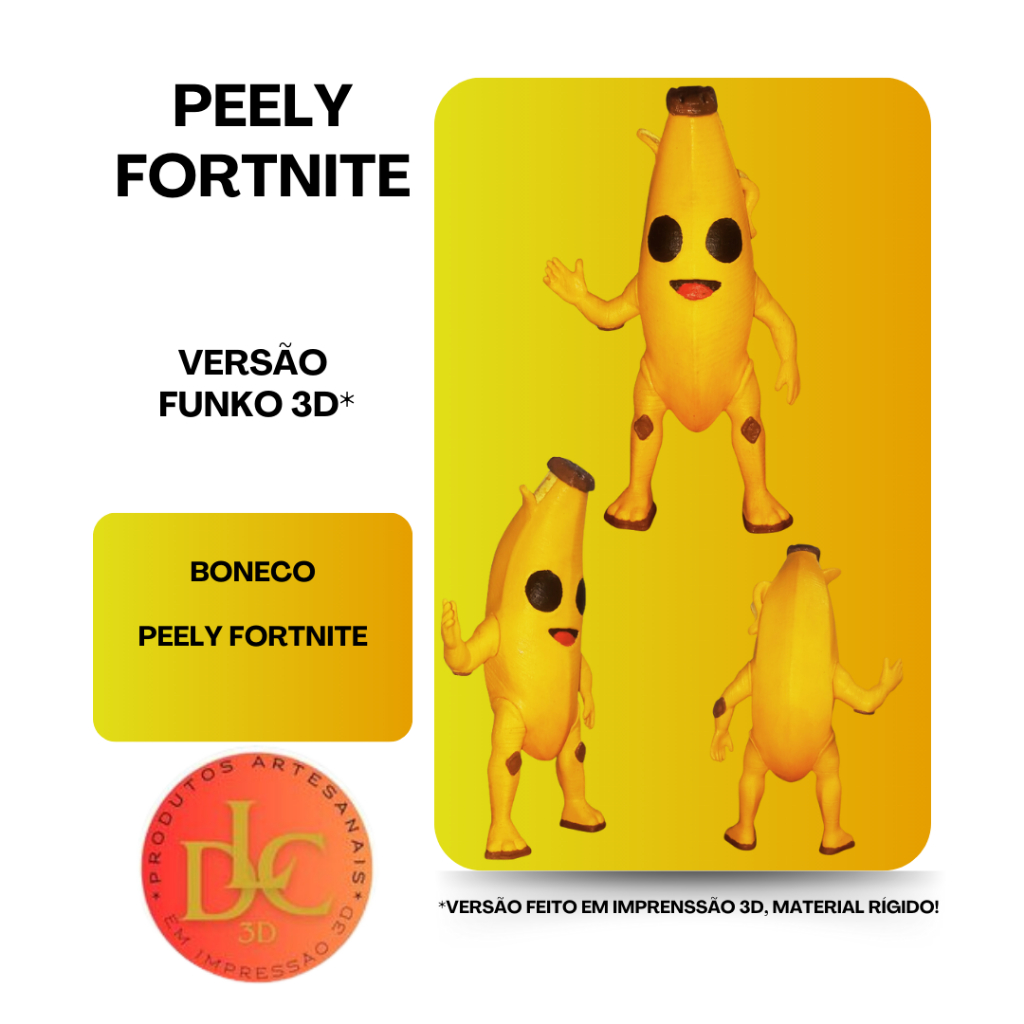 Peely Fortnite 3D | Shopee Brasil