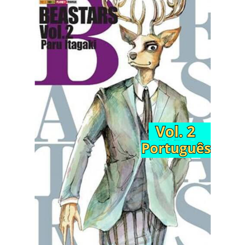 Beastars Volume 2 Mangá ( Novo - Lacrado) Português | Shopee Brasil