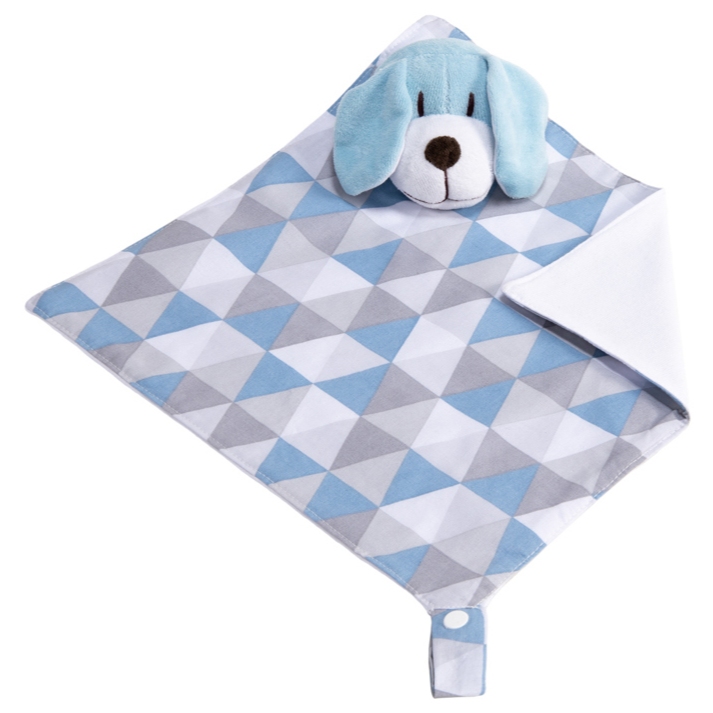 Naninha De Bebê Com Porta Chupetas E Bichinho Plush 100% Algodão | Shopee Brasil