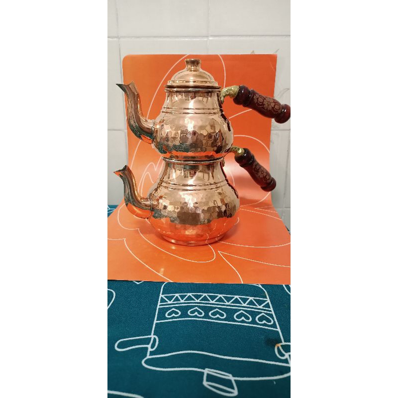 Chaleira de cobre turca modelo tradicional. | Shopee Brasil