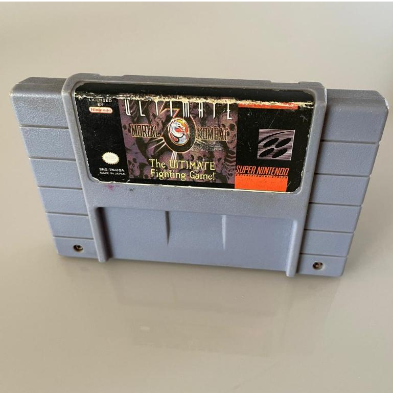 Cartucho / Fita - Ultimate Mortal Kombat 3 MK - Super Nintendo SNES | Shopee Brasil