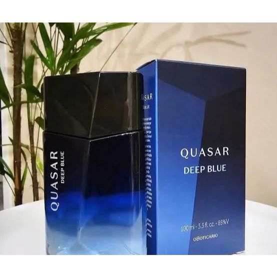 Quasar Deep Blue Desodorante Colônia 100ml | Shopee Brasil