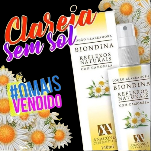 Clareador de Cabelos Biondina Spray (Reflexos Naturais Sem Quimica ...