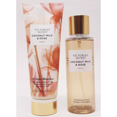 Victoria's Secret - Coconut Milk & Rose Calm - Kit - ORIGINAL | Shopee ...