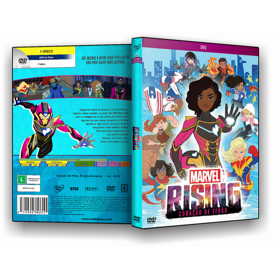 DVD - Marvel Rising – Coração de Ferro (2019) | Shopee Brasil