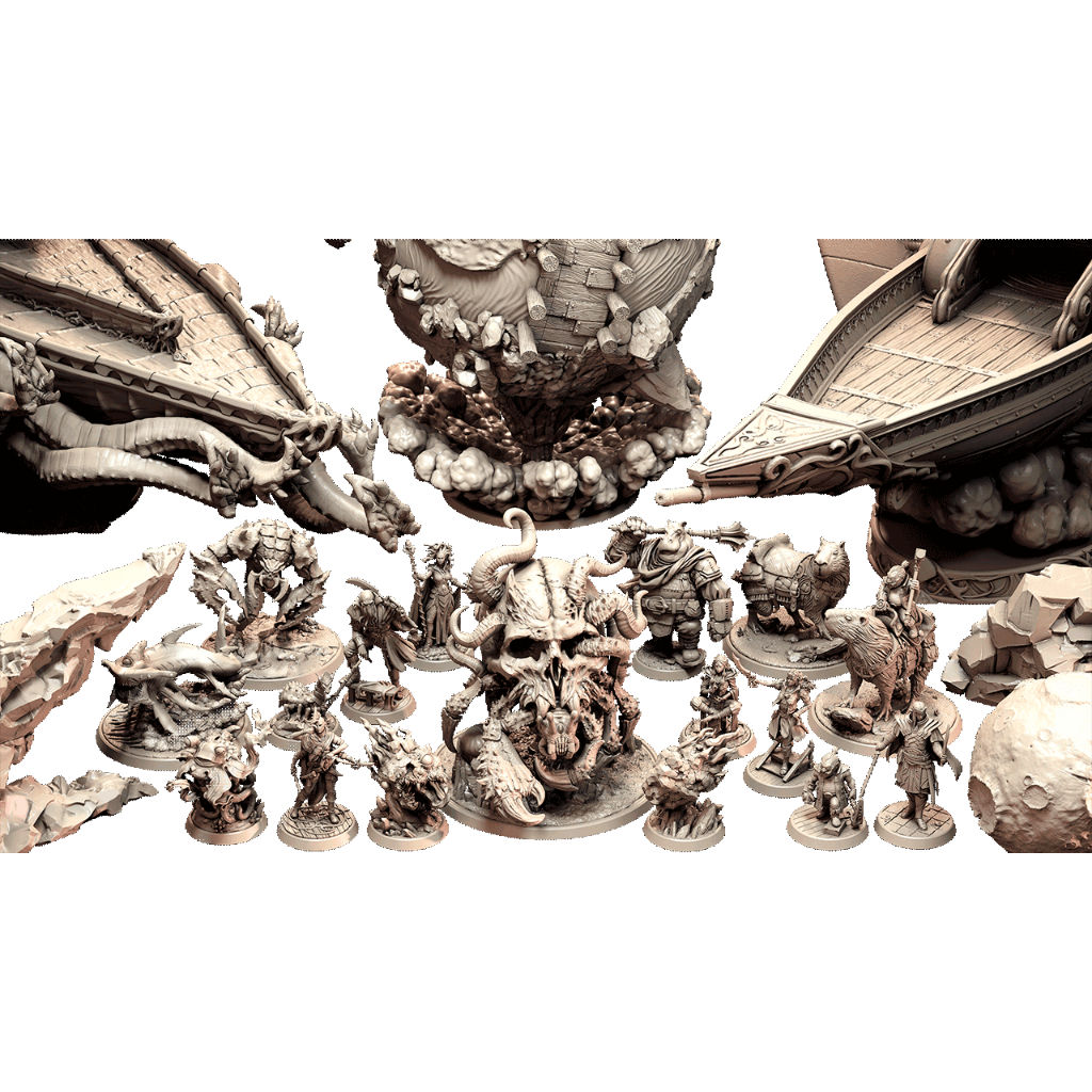 Miniaturas RPG Dungeons & Dragons Coleção Astral Looters - Loot Studios ...