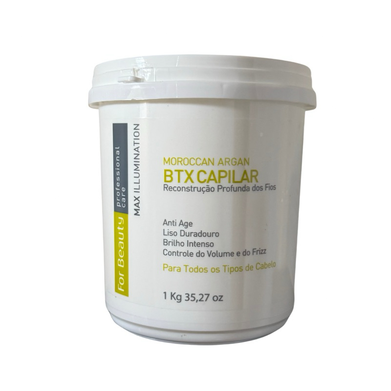 Btx Capilar For Beauty Max Illumination Argan 1kg BTX Capilar | Shopee ...