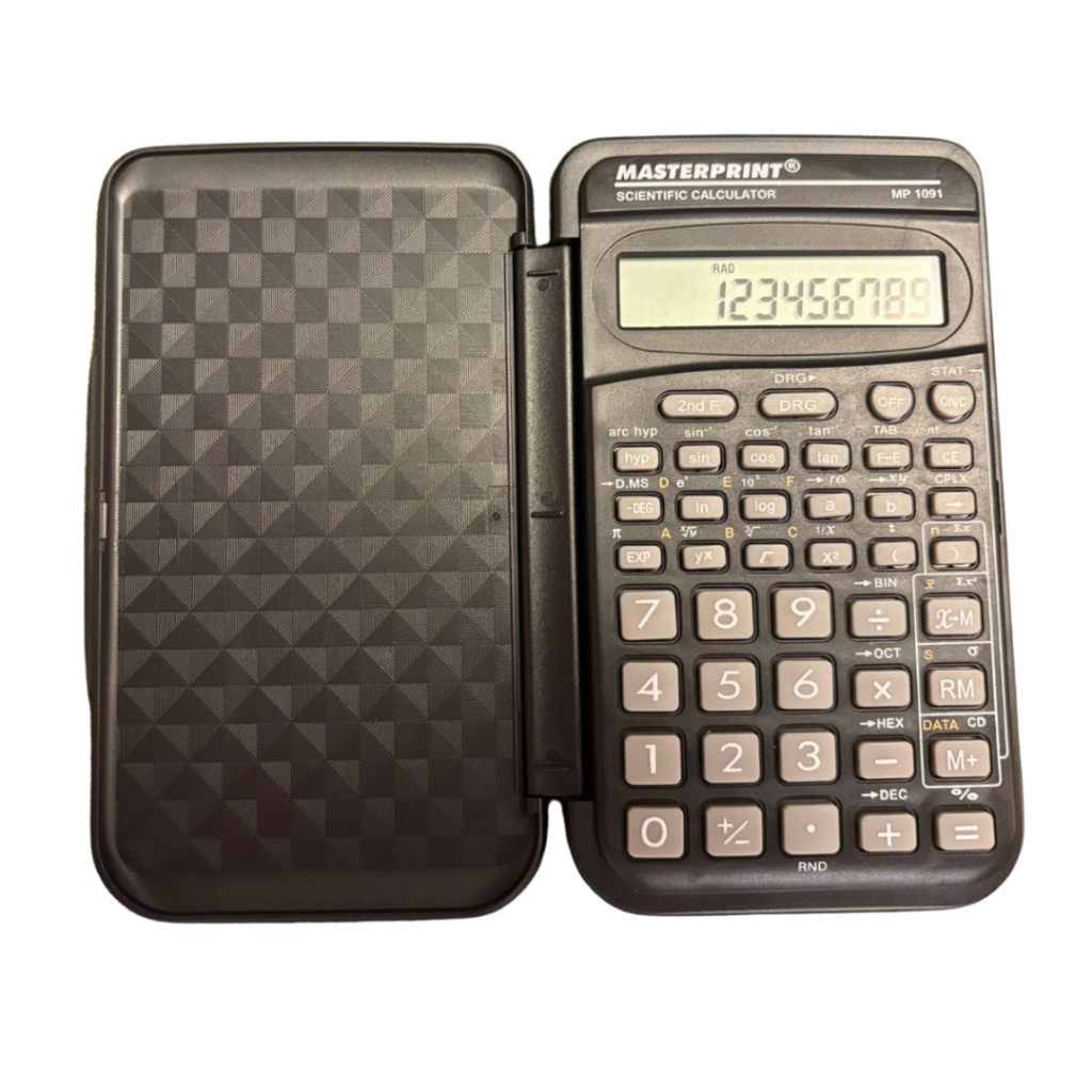 CALCULADORA MANUAL MP 1091 CIENTIFICA 10 DIGITOS DER 8 - MASTERPRINT ...