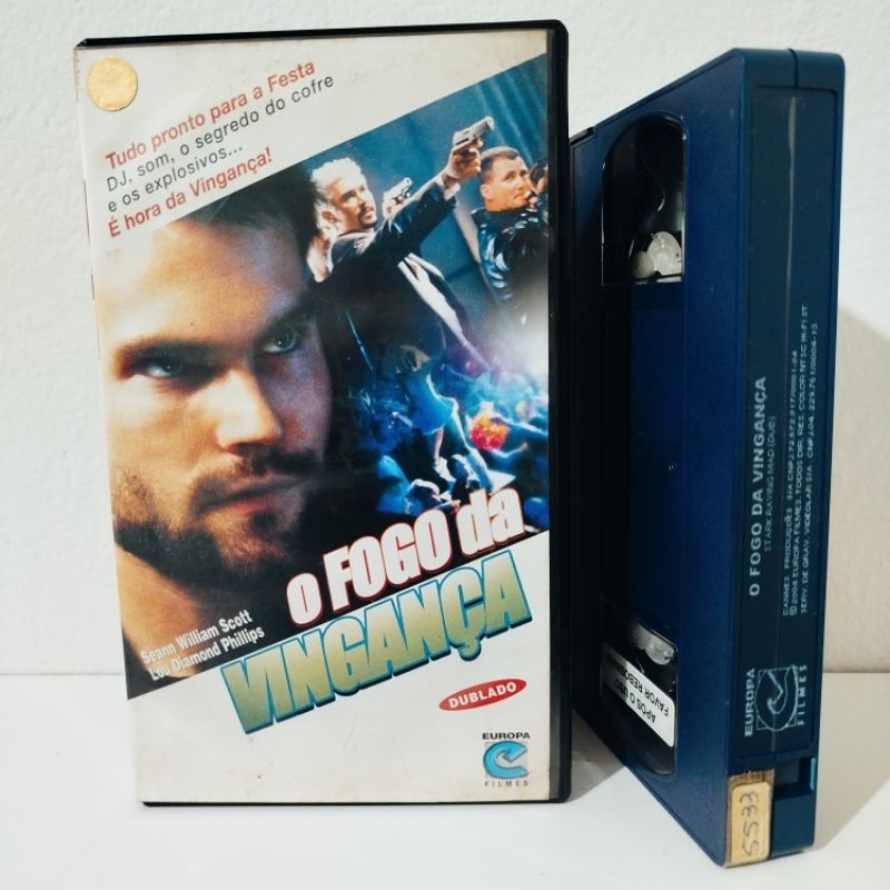 VHS - O FOGO DA VINGANÇA - DUBLADO - SEANN WILLIAM SCOTT LOU DIAMOND ...