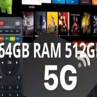 TV Box Netmak NM TV Box 4K Android 12 transformar tv Em smartv tv com streaming global Net Flix ...