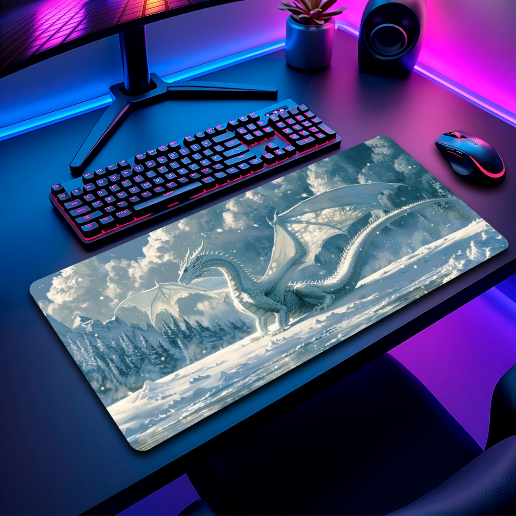 Mouse Pad Dragao Japones Gamer Antiderrapante Grande Diversas Estampas ...