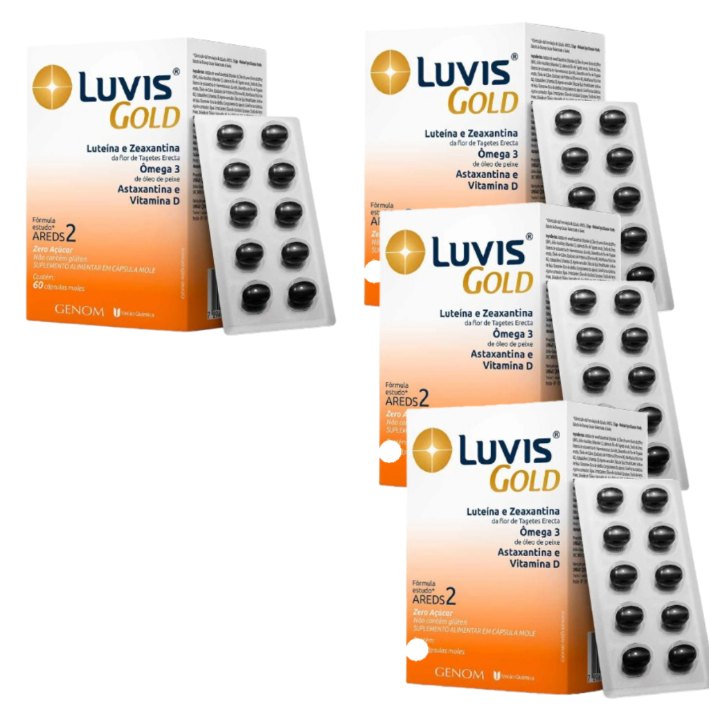 Luvis Gold 60 Cápsulas Moles + 30 Cps GTR | Shopee Brasil