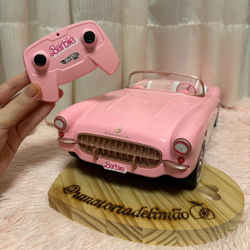 Carro da Barbie O Filme - Corvette Rosa - Importado | Shopee Brasil