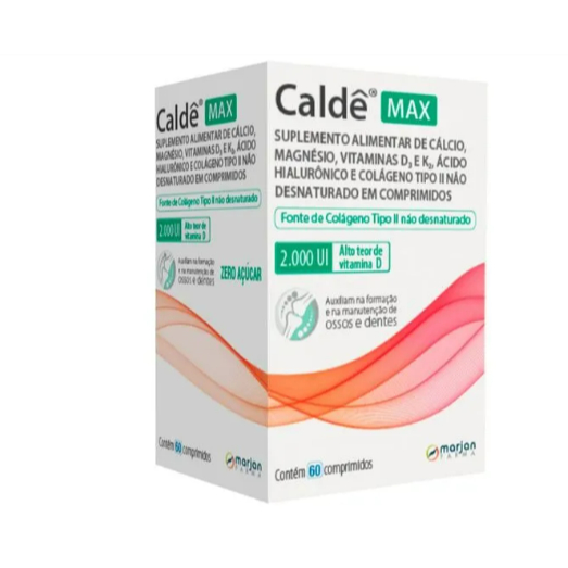 Suplemento Alimentar Caldê Max 2.000UI 60 Comprimidos | Shopee Brasil