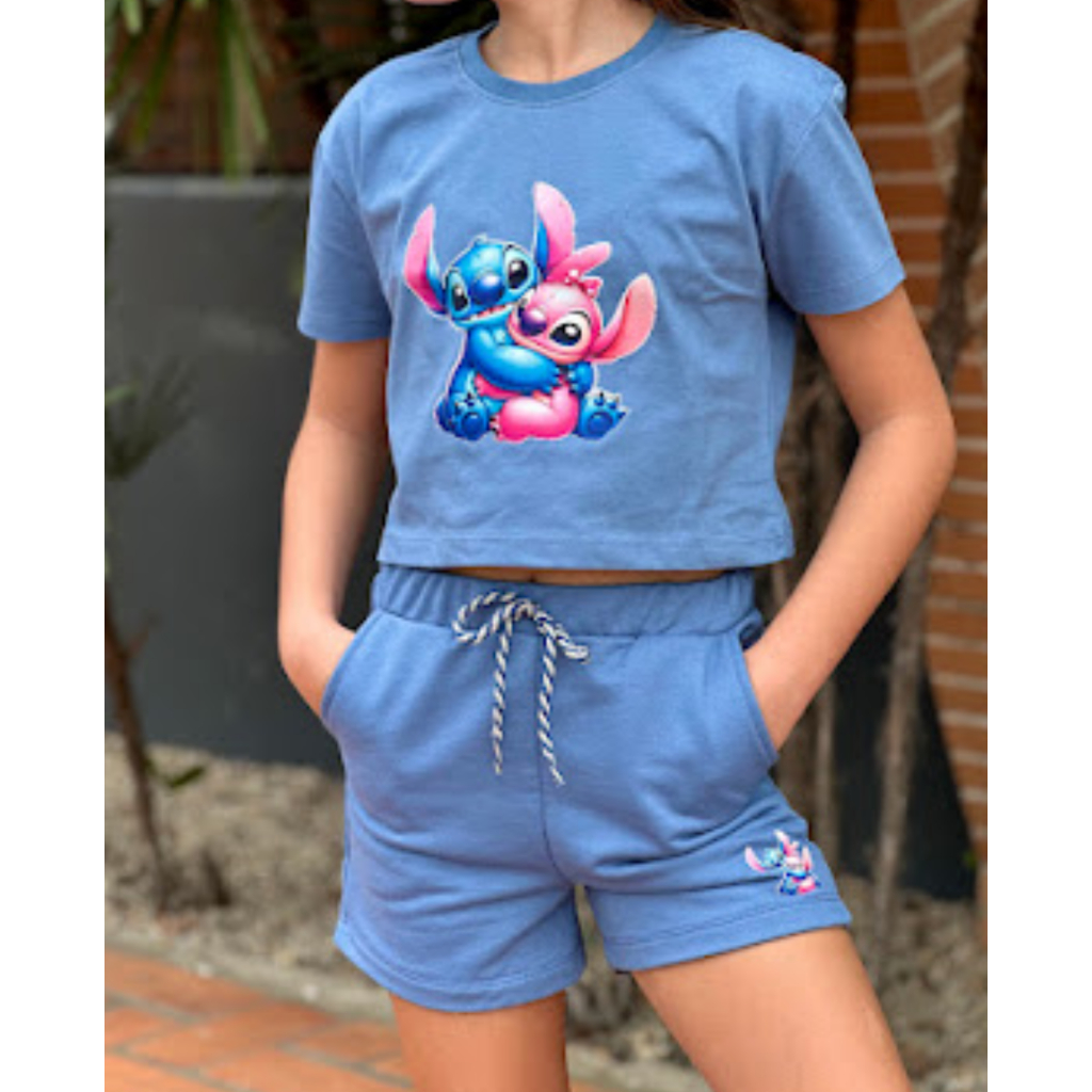 Conjunto Stitch Verão 2025 | Shopee Brasil
