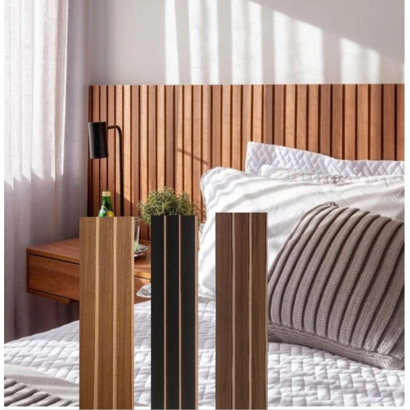 Kit 10 módulos Placa Adesiva Revestimento De Parede 45x11 Decorativa ...