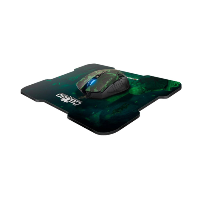 MOUSE GAMER COM MOUSEPAD KIT GAMER CG GO 2 EM 1 CAMUFLADO ACESSÓRIO ...