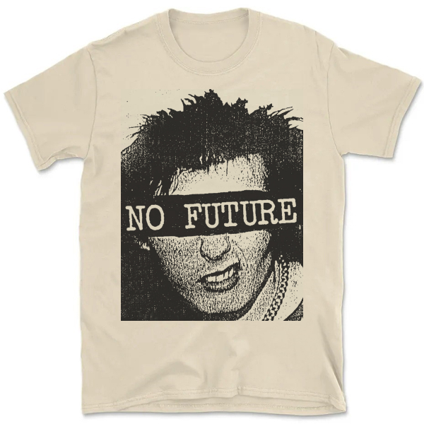 Camiseta Vintage Unissex Sid Vicious No Future Punk A254 | Shopee Brasil