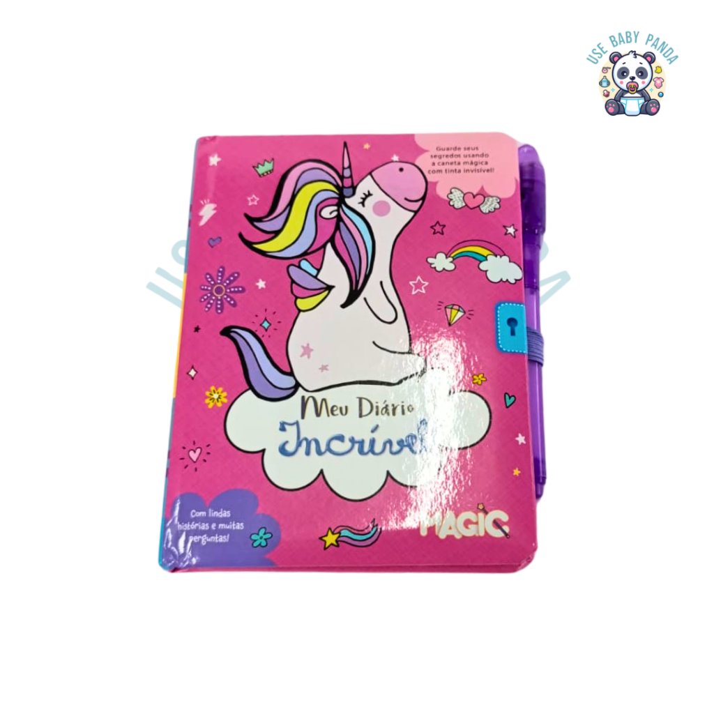 Meu Diário Incrível Diário Magico Com Caneta Invisível - Magic | Shopee ...
