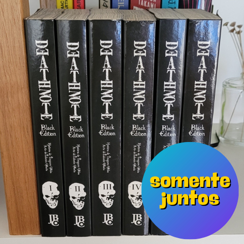Death Note - Black Edition - Completo - 6 volumes (Mangá/Quadrinho/Capa Cartão/Português BR ...