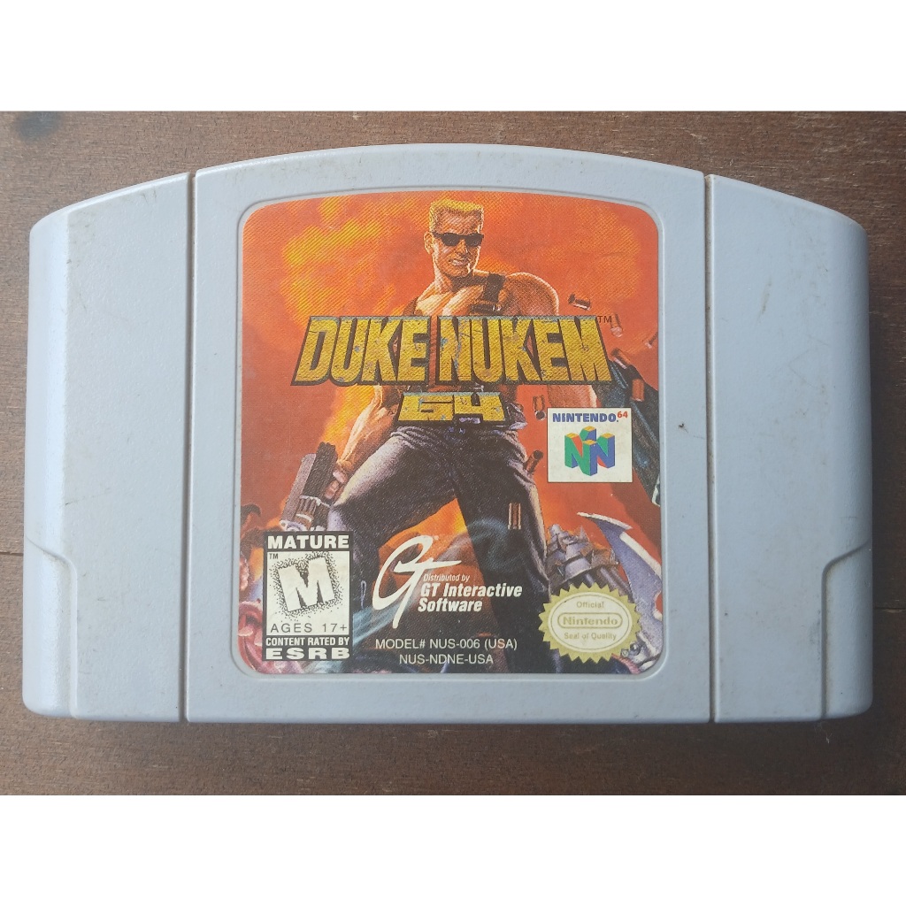 Cartucho: Duke Nukem - Nintendo 64 (Original Americano) | Shopee Brasil