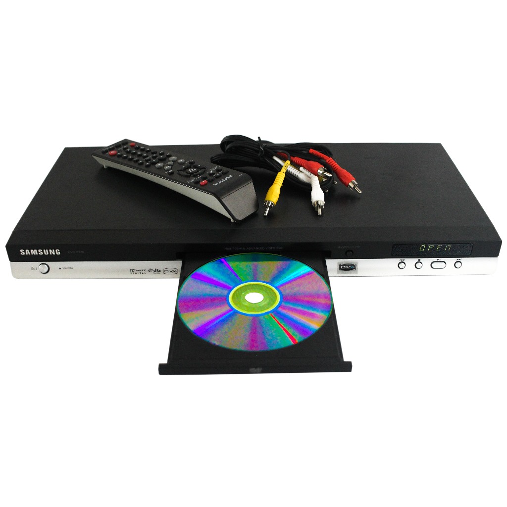 Aparelho De Dvd Player Samsung DVD-P370 Super Video Optico | Shopee Brasil