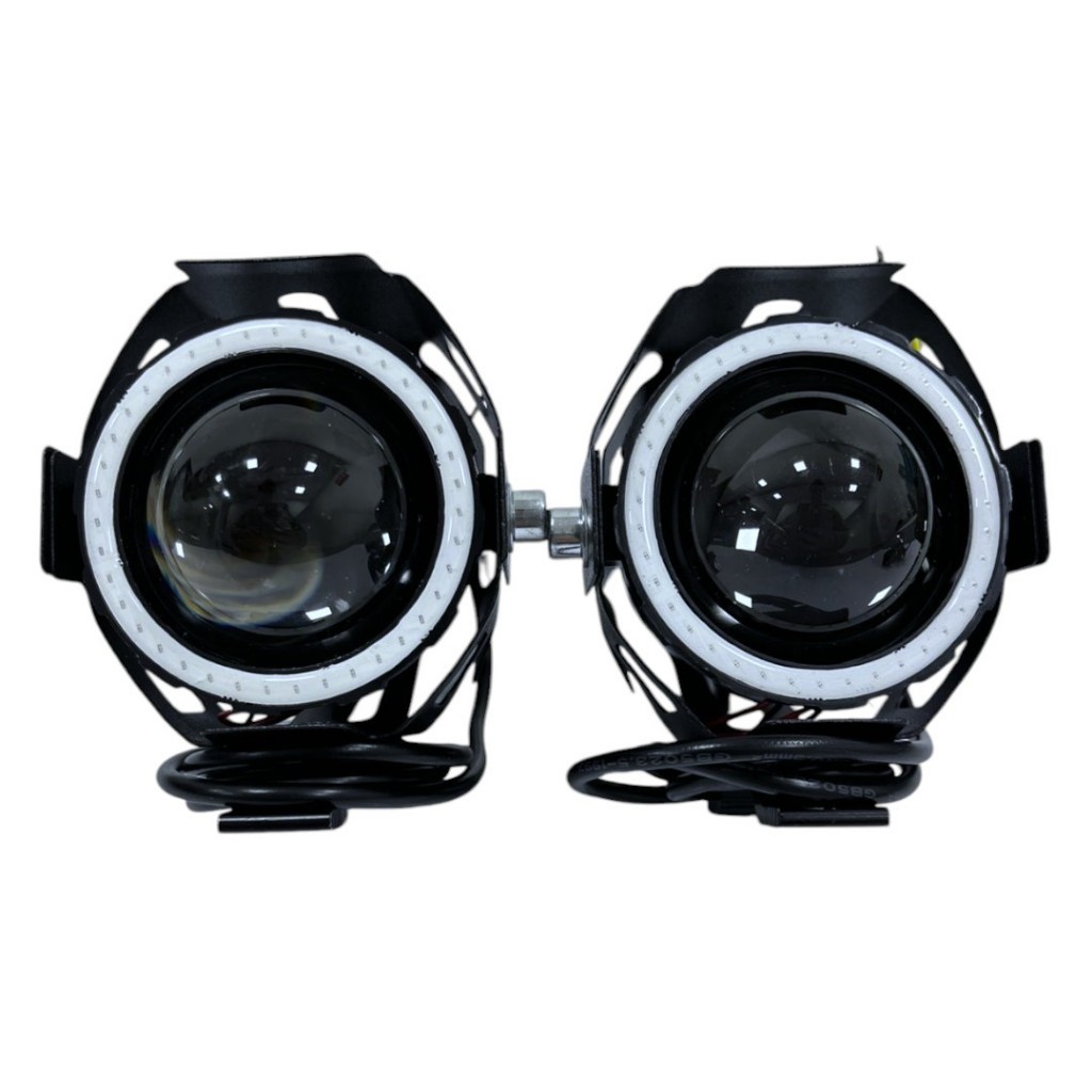 Farol de Led Auxiliar Com Suporte e Luz Azul KGA | Shopee Brasil