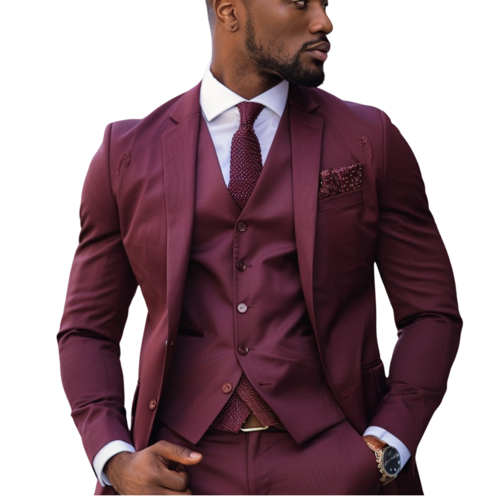 Terno Slim De Luxo (Blazer+Calça+Colete) | Shopee Brasil