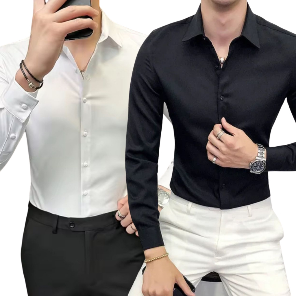 Camisa Slim Com Elastano Zafferano Original- Com Nf-e | Shopee Brasil