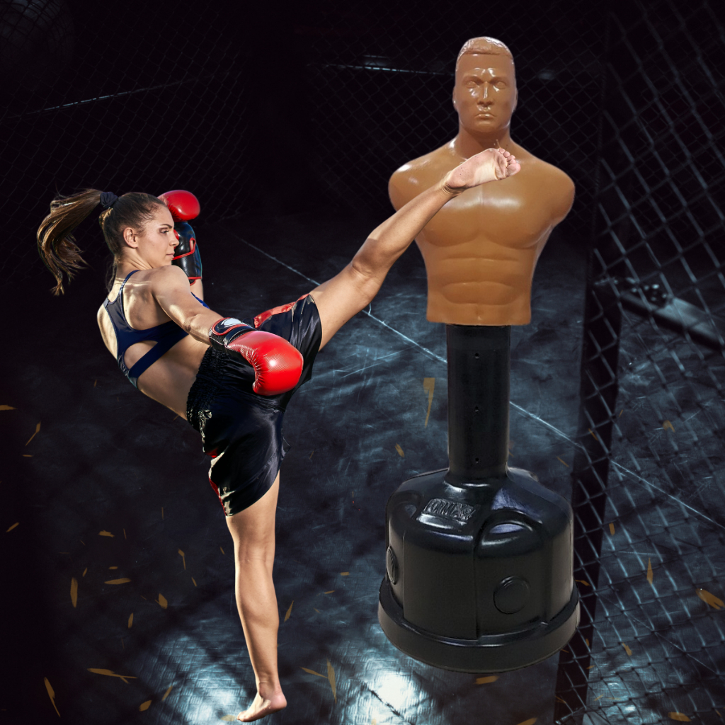 Boneco Bob Sparring Simulador Treino Boxe, Muay Thai, Jiu-jitsu ...
