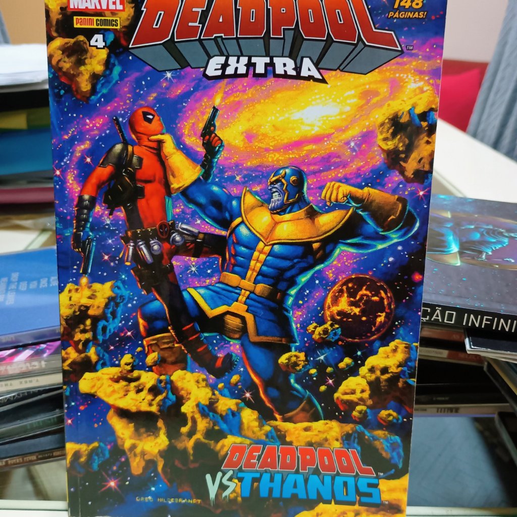 HQ Deadpool Extra - Deadpool Vs Thanos | Shopee Brasil
