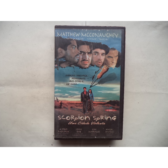 Fita Vhs Scorpion Spring uma cidade violenta Original Legendado ação ...