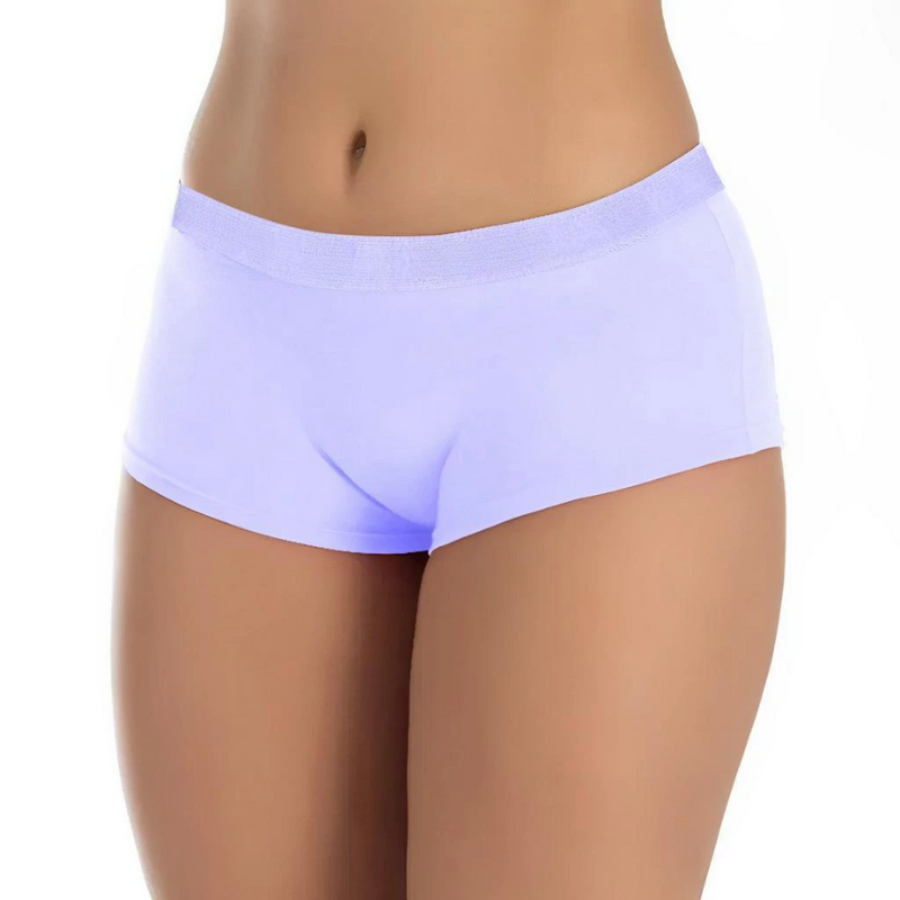 Kit 10 Calcinhas Box Boxer Shortinho Microfibra Não Marca Na Roupa Confortável | Shopee Brasil