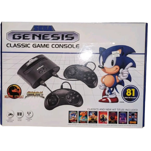 Console Original Sega Genesis Classic Game AtGames - Edição com 81 ...