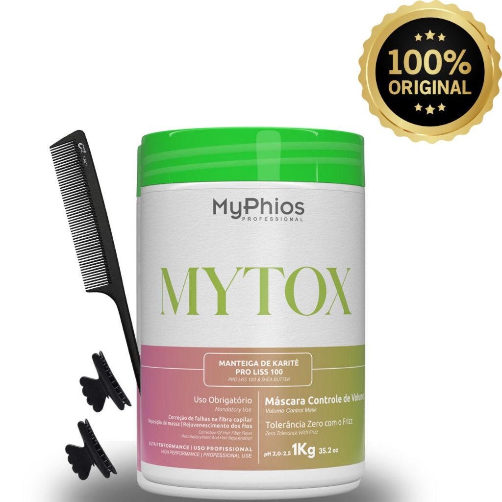 Myphios Mytox Redutor De Volume Orgânico Proliss 1 Kg | Shopee Brasil
