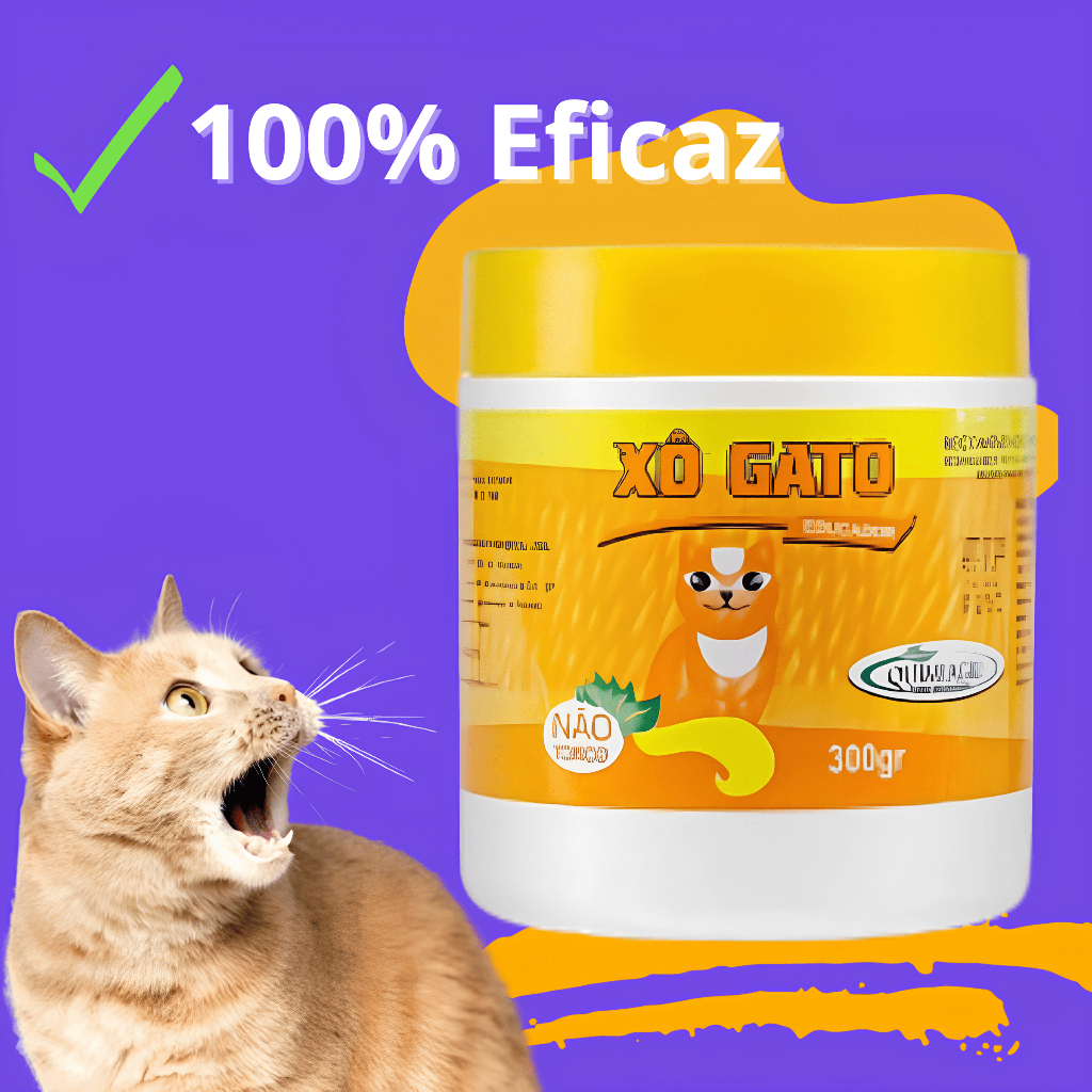 Kit 5 Repelente Xo Gato Granulado Repelente 300g Espanta Gato. | Shopee Brasil