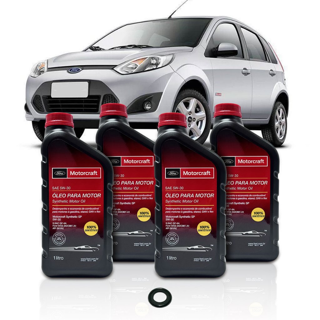 Kit Revisão Troca de Óleo Motorcraft 5w30 Ford Fiesta 2009 2010 2011 ...