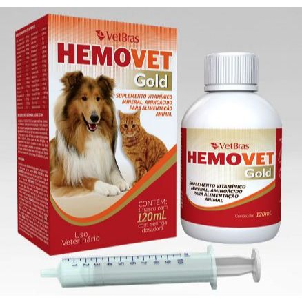 Hemopet Gold 120ml Suplemento Vitamínico | Shopee Brasil