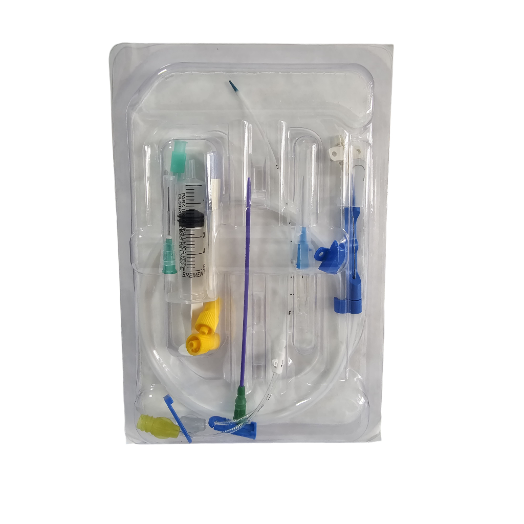 Cvc Duplo Lumen 4fr X 13cm Cateter Acesso Venoso Central | Shopee Brasil