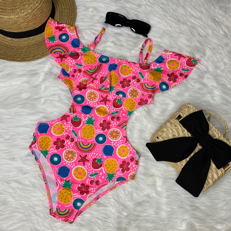 Maiô de Menina Infantil | Praia | Verão | 6 a 10 anos - Escorrega o Preço