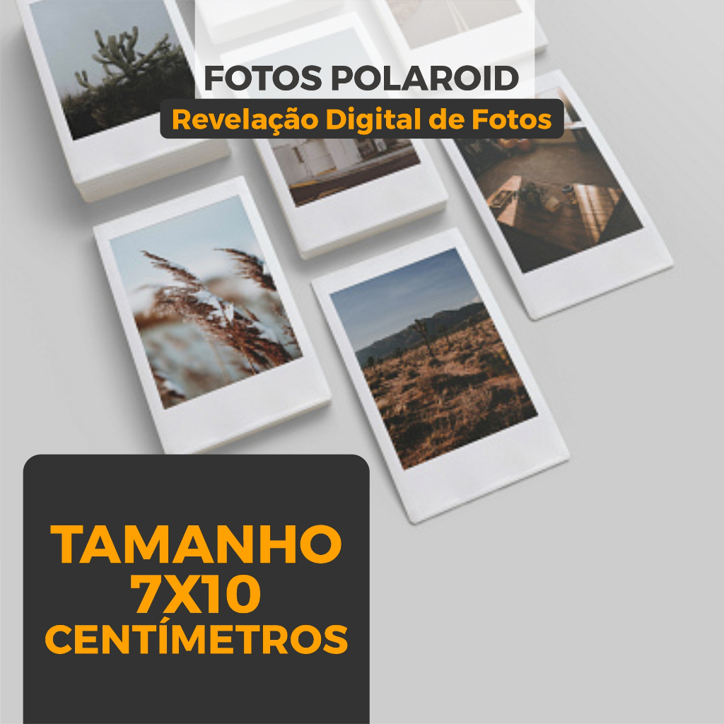 FOTOS POLAROID 7X10 - Escorrega o Preço