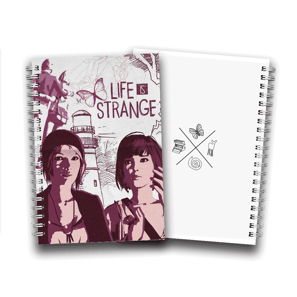Caderno Wire-O Life is Strange - Max e Chloe | Shopee Brasil