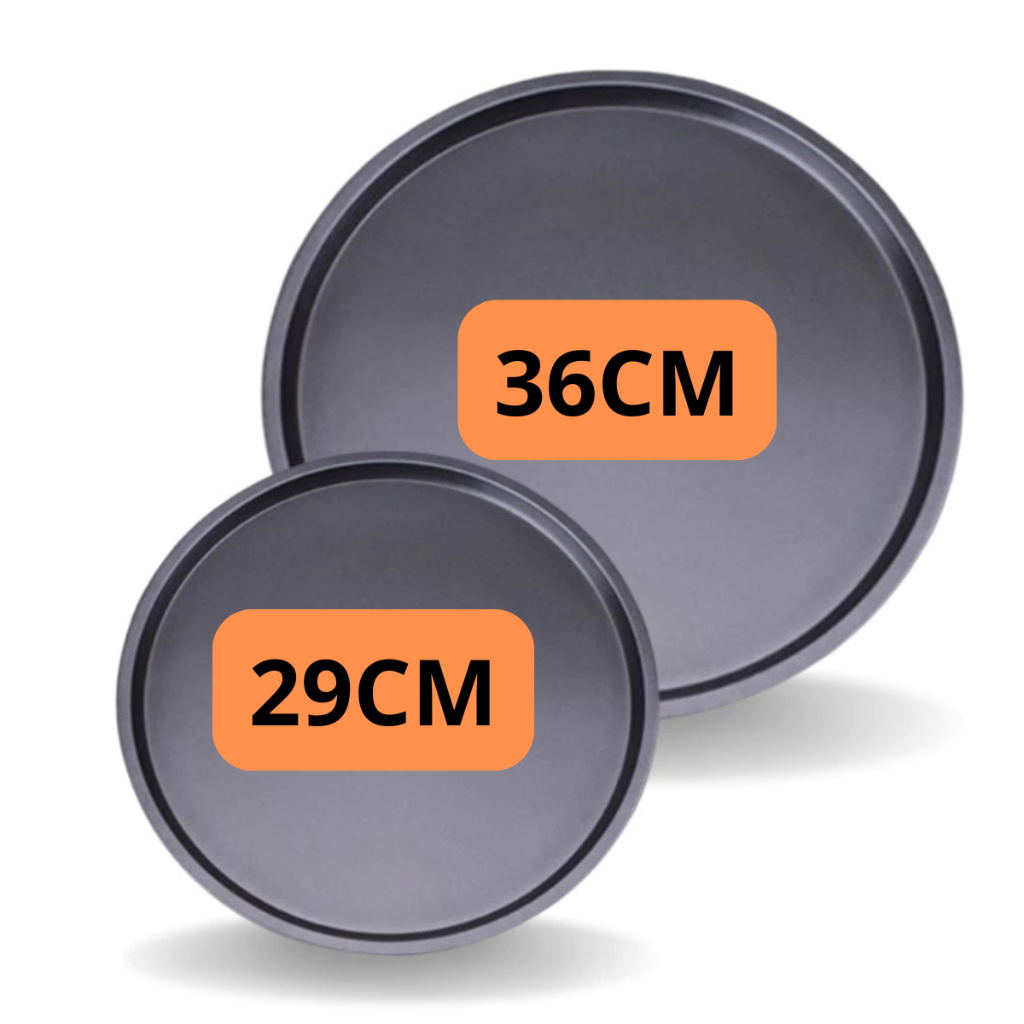 Forma Assadeira de Pizza Redonda 29cm e 36cm Antiaderente Não Gruda Salgados Assado | Shopee Brasil