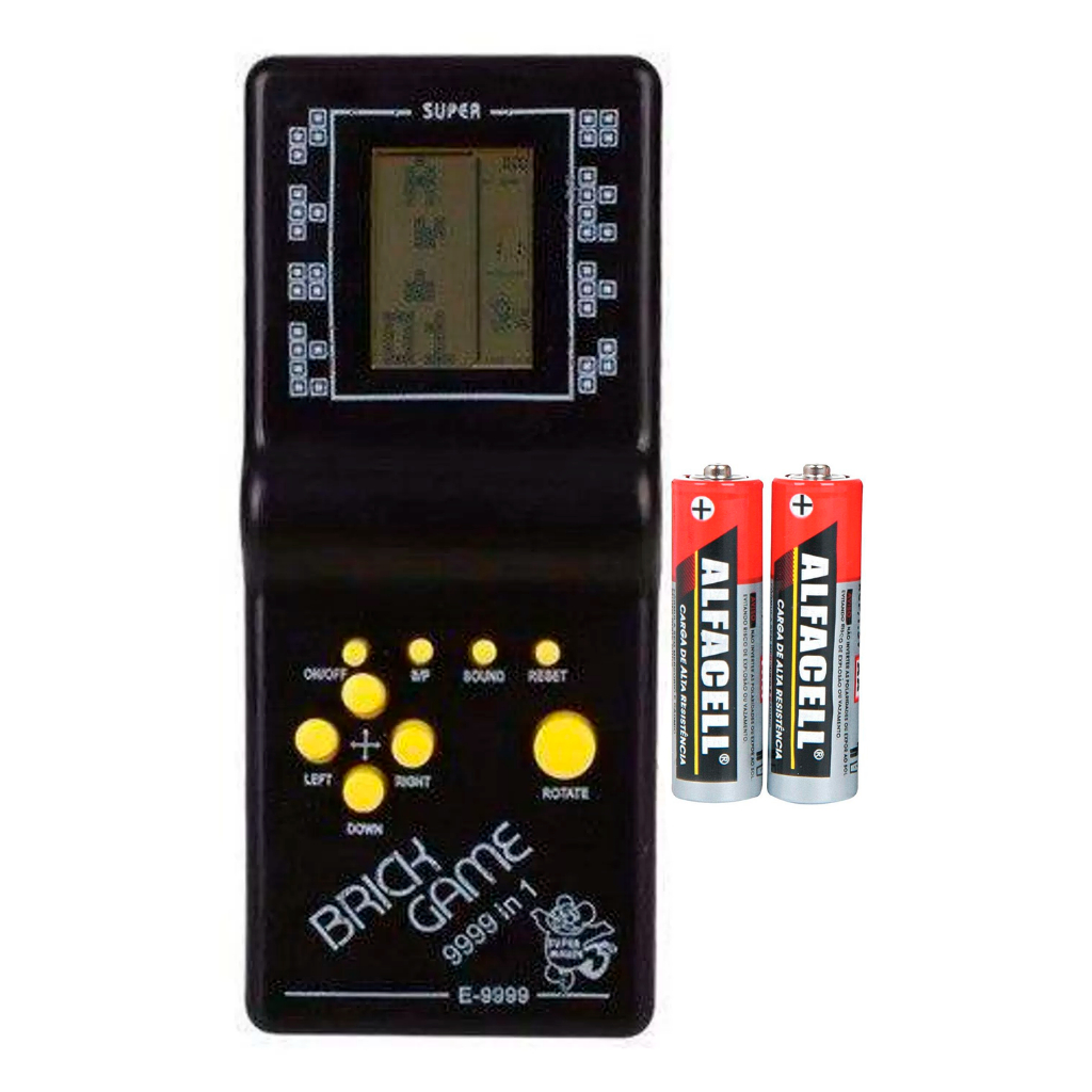 Mini Game Brink Game Antigo Retro Tetris 9999 Jogos em 1 Corrida ...