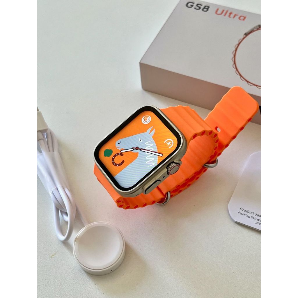 SMARTWATCH GS8 ULTRA, RELOGIO SMART MASCULINO E FEMININO, BATIMENTOS ...