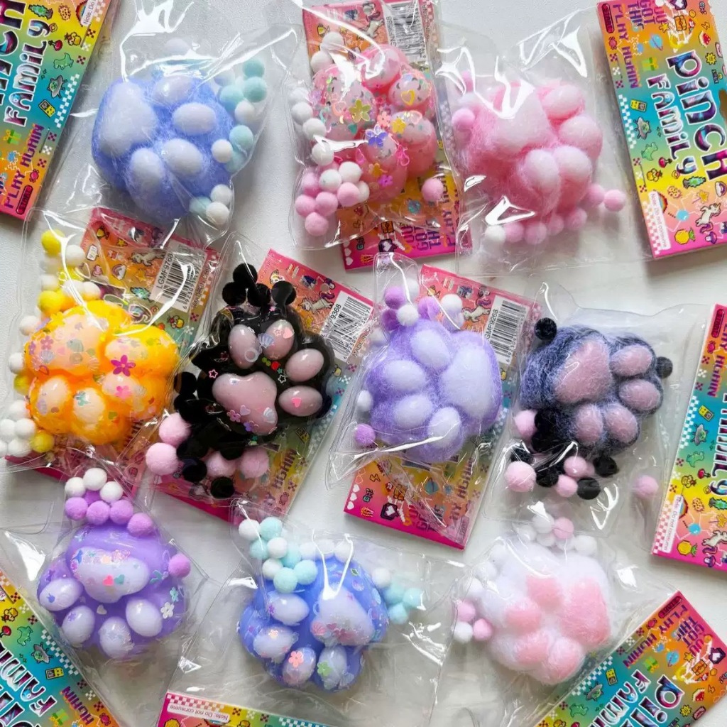 Brinquedos Sensoriais De Aperto De Pata De Gato Mochi Squishy Toys ...