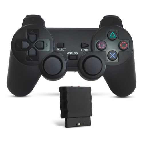 Controle com 1Unidade ou 2 Unidades Ps2 Sem Fio Joystick Console ...