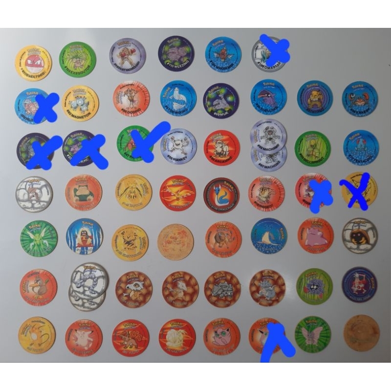 Tazos Pokemon Original UNIDADE | Shopee Brasil